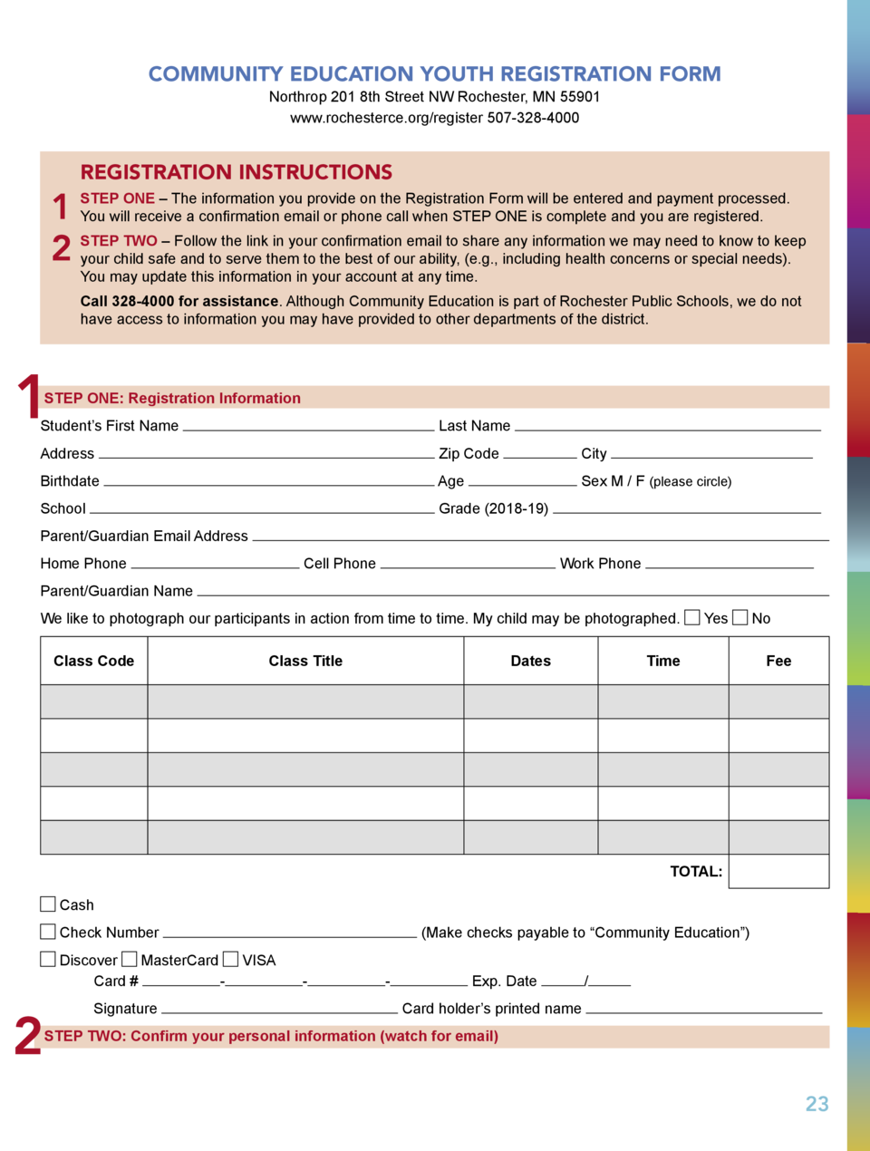 Youth Enrichment Catalog