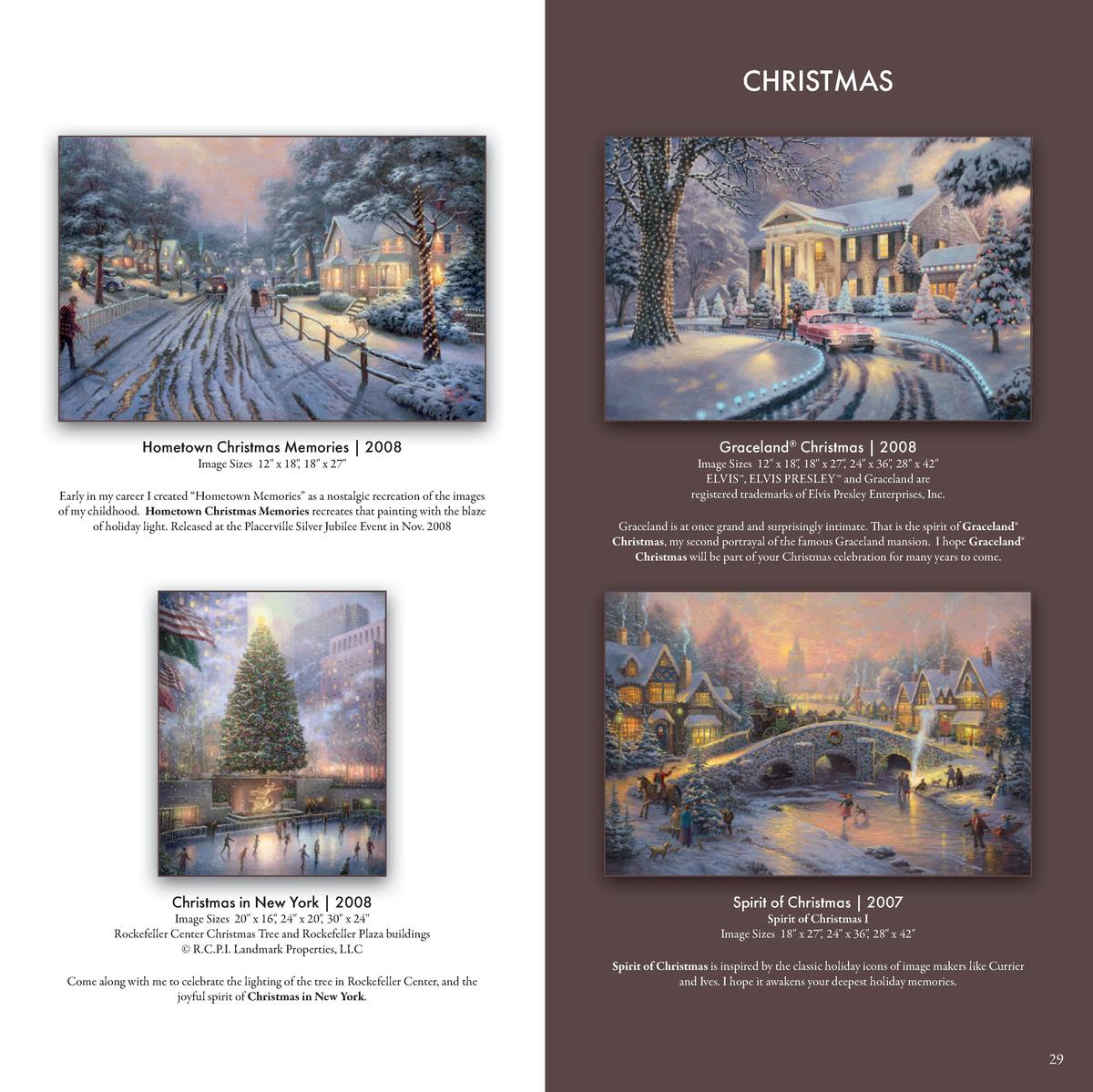 Thomas Kinkade Studios Fine Art Collection