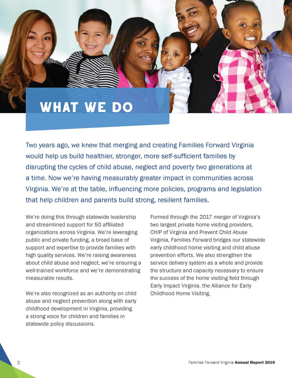 Families Forward 2019 Annual Report