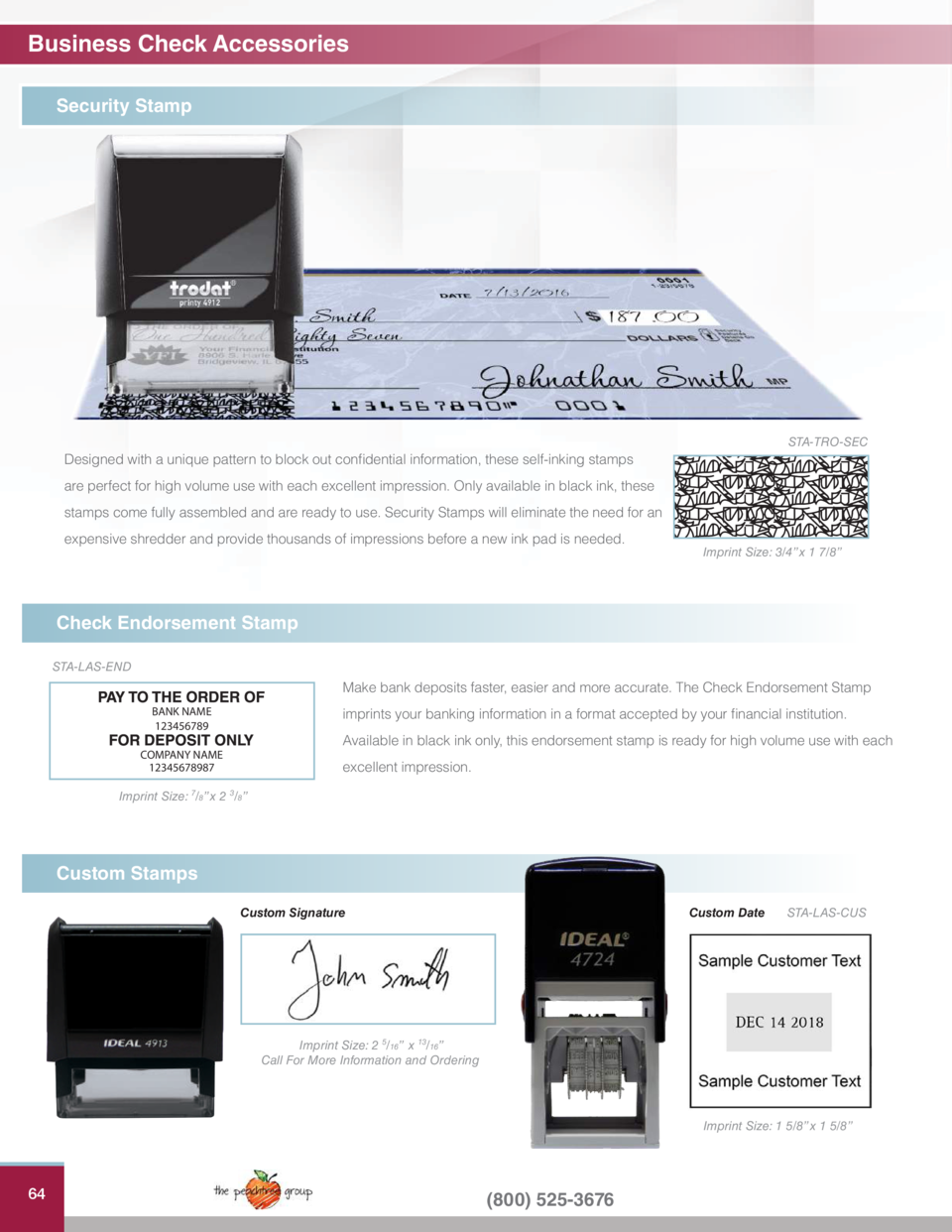 Checks and Banking Supplies : simplebooklet.com