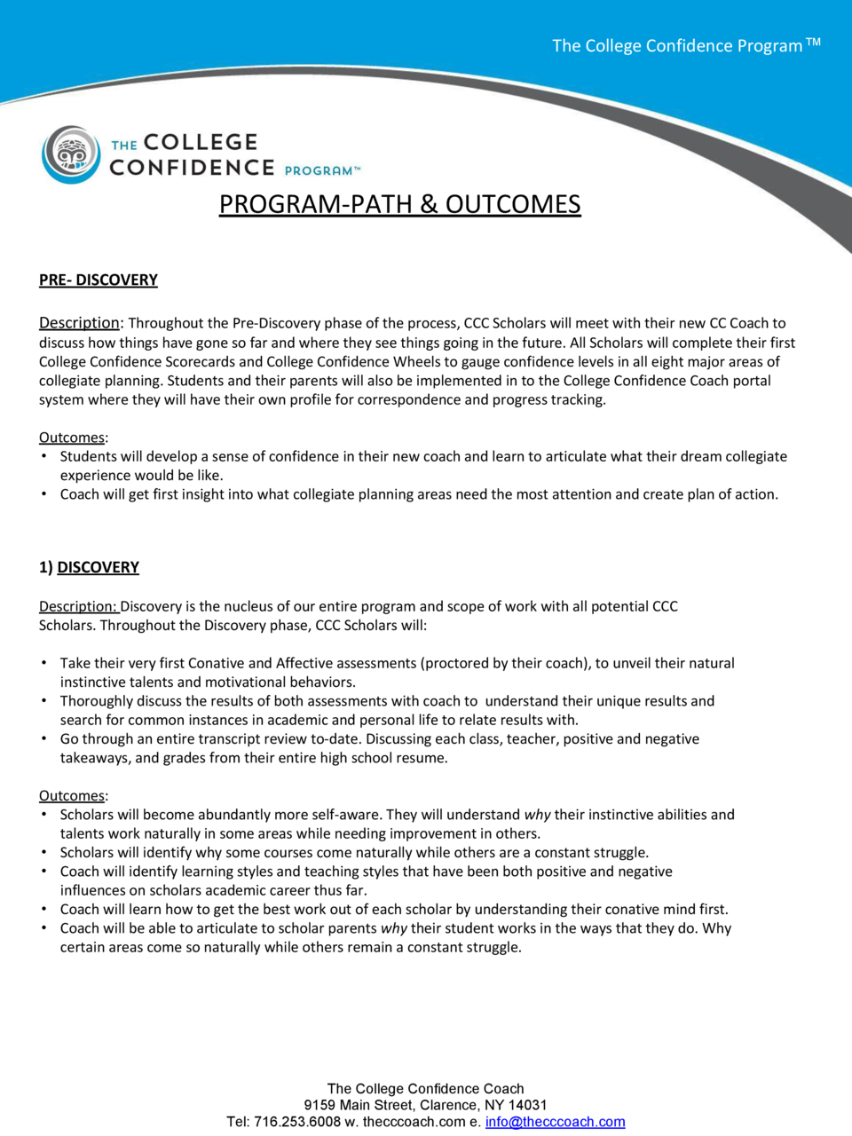 The College Confidence Program