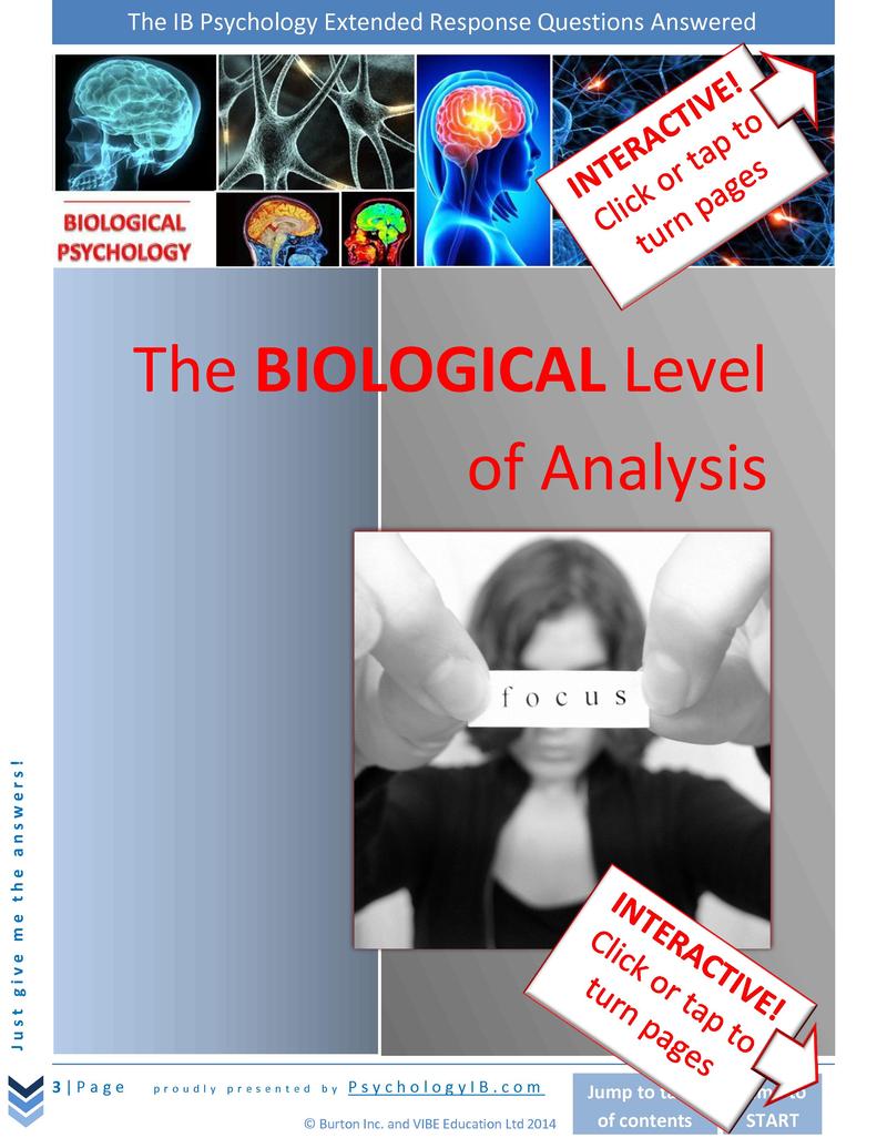 IB Psychology Sample Pages ERQs