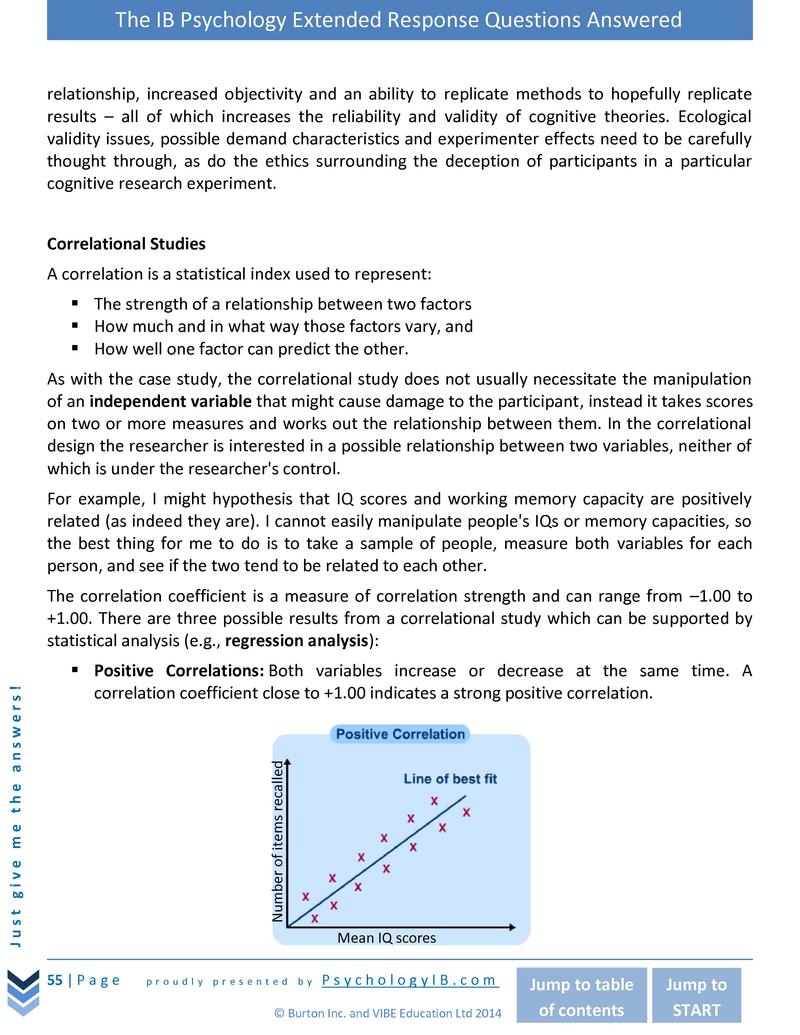Model ERQ Answers - IB Psycholog