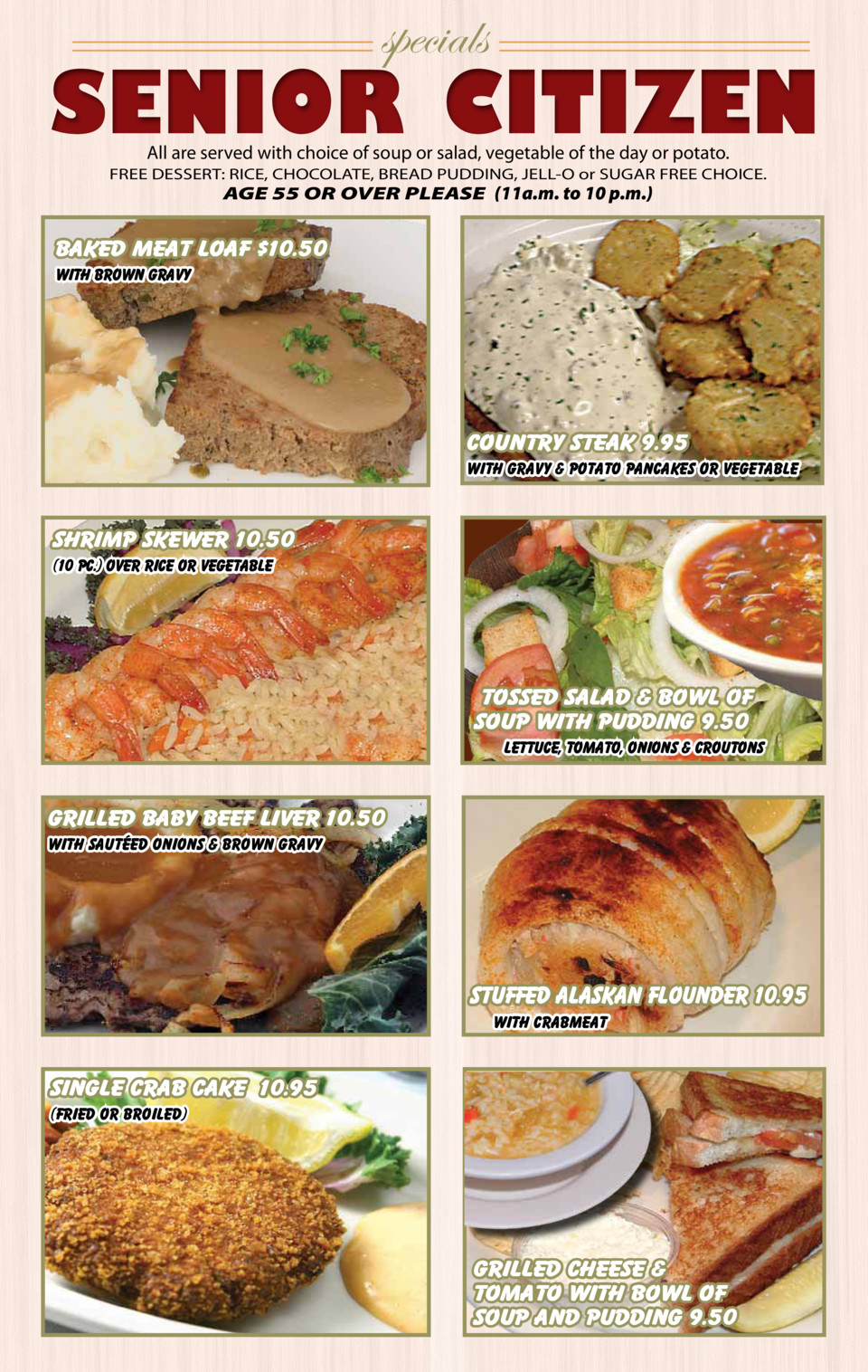 Viewmont Diner Menu
