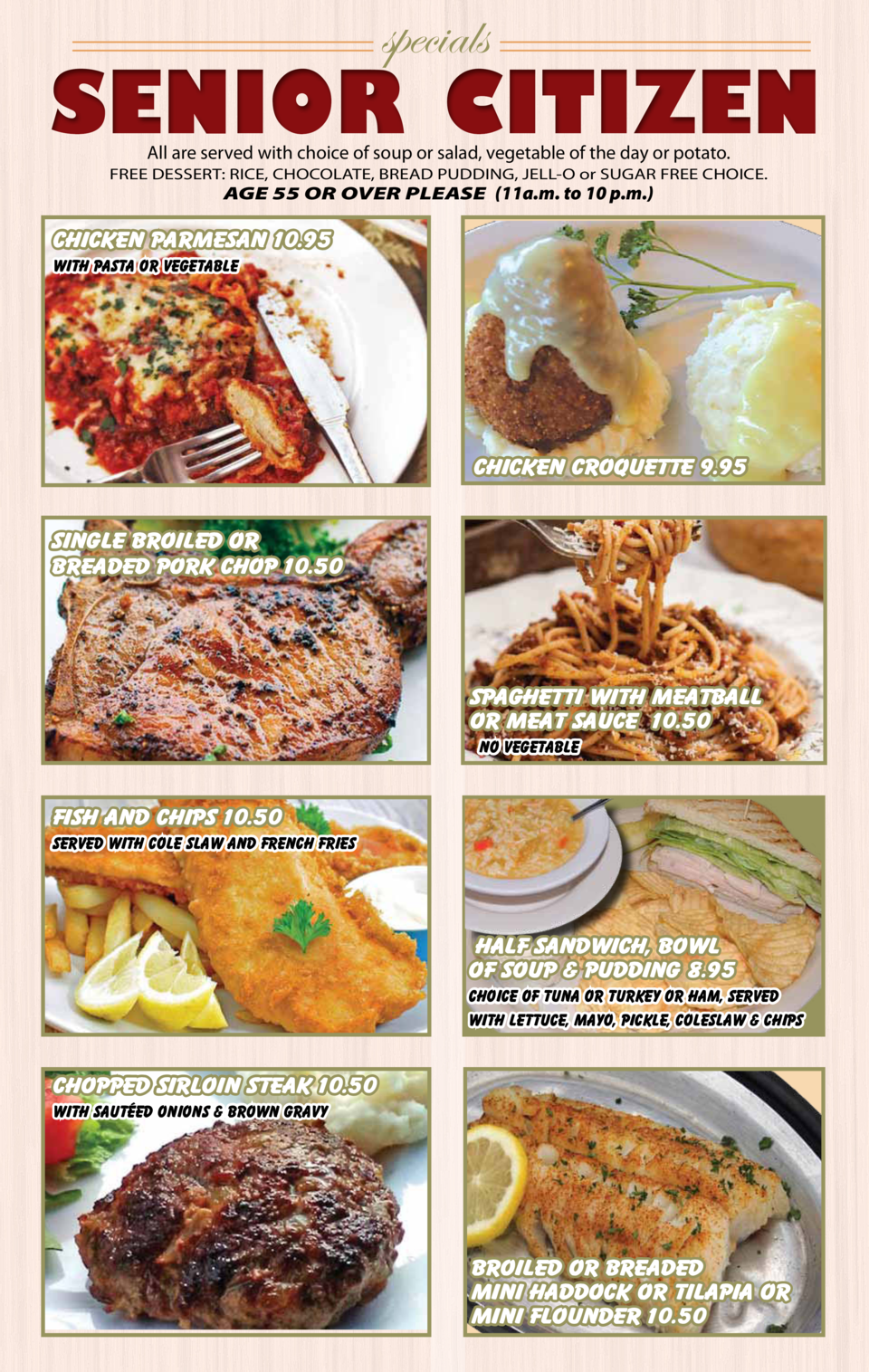 Viewmont Diner Menu