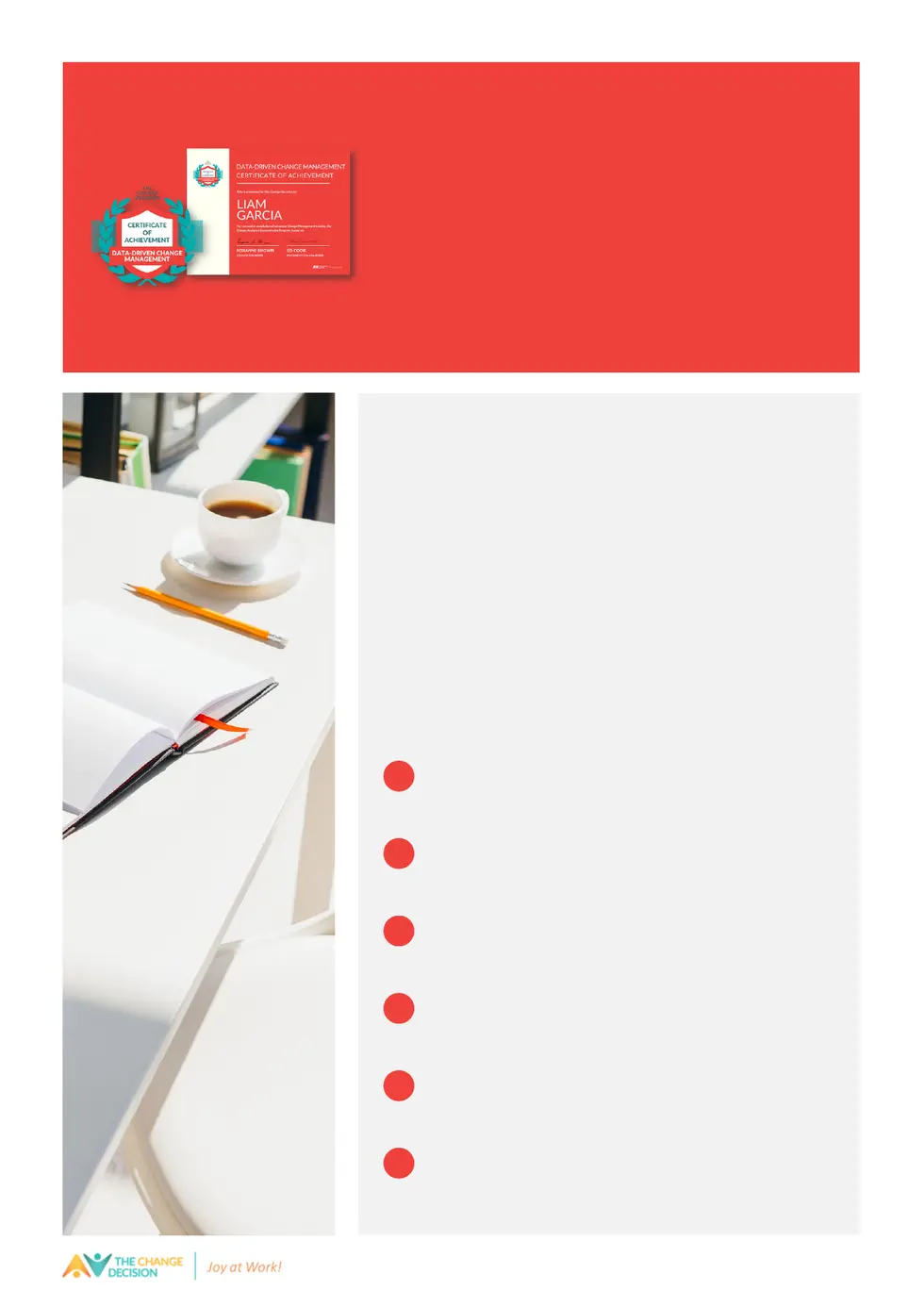 TCD Data-Driven Change Management Course