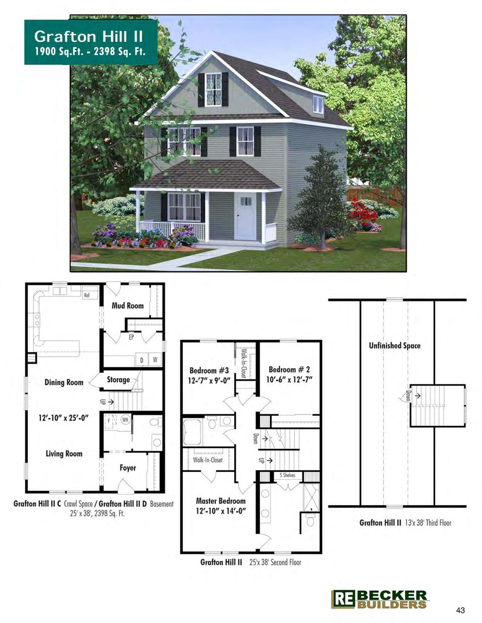 Cape Cod & 2-Story Home Plans : simplebooklet.com