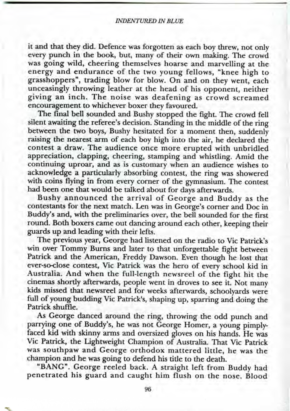 Indentured in Blue : simplebooklet.com