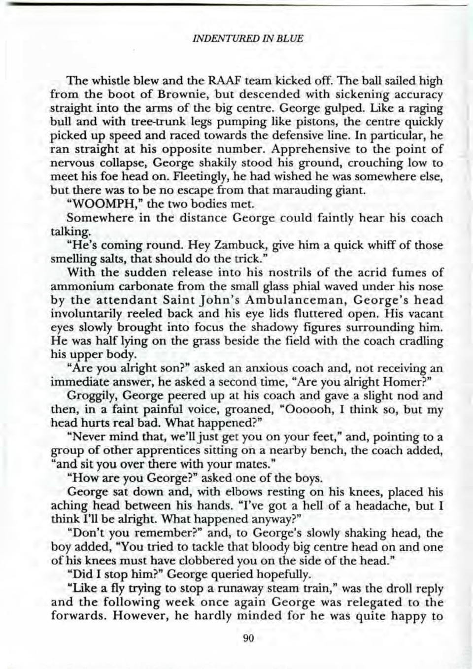 Indentured in Blue : simplebooklet.com