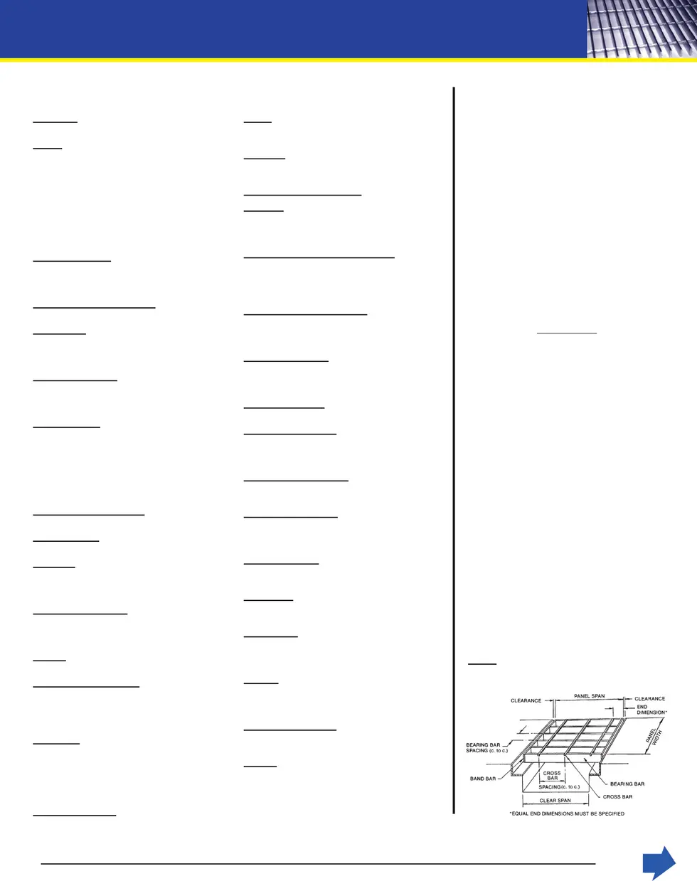 Entire Bar Grating Section
