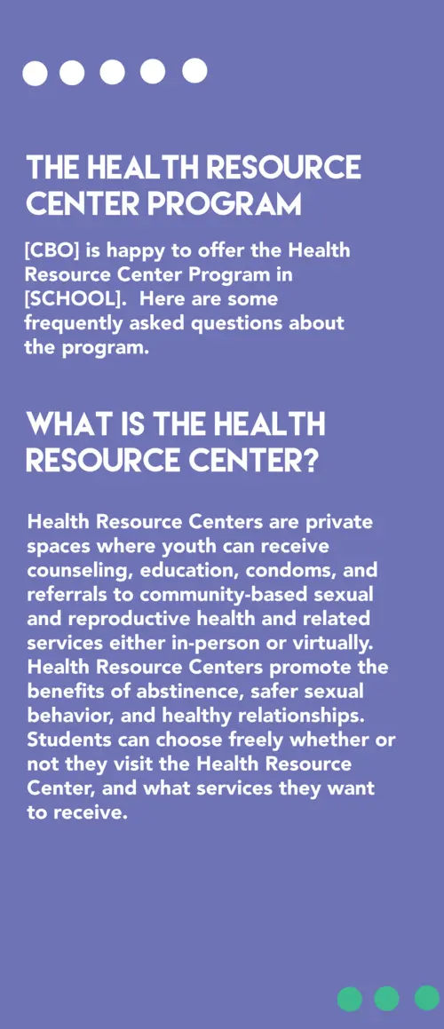 About The Health Resource Center