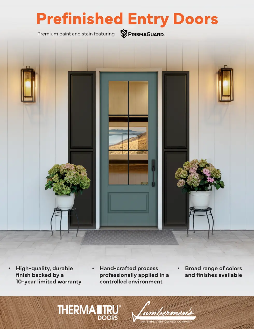 Prefinished Entry Doors