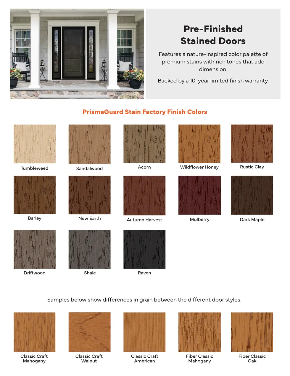 Prefinished Entry Doors