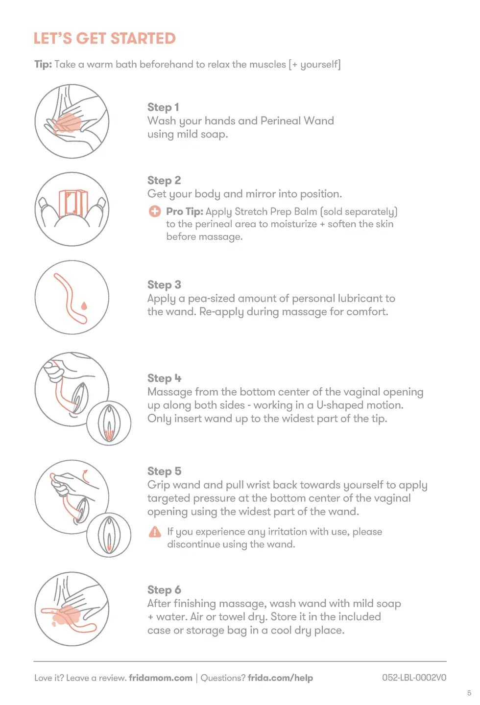 Prepare-to-Push Perineal Wand Massage Guide