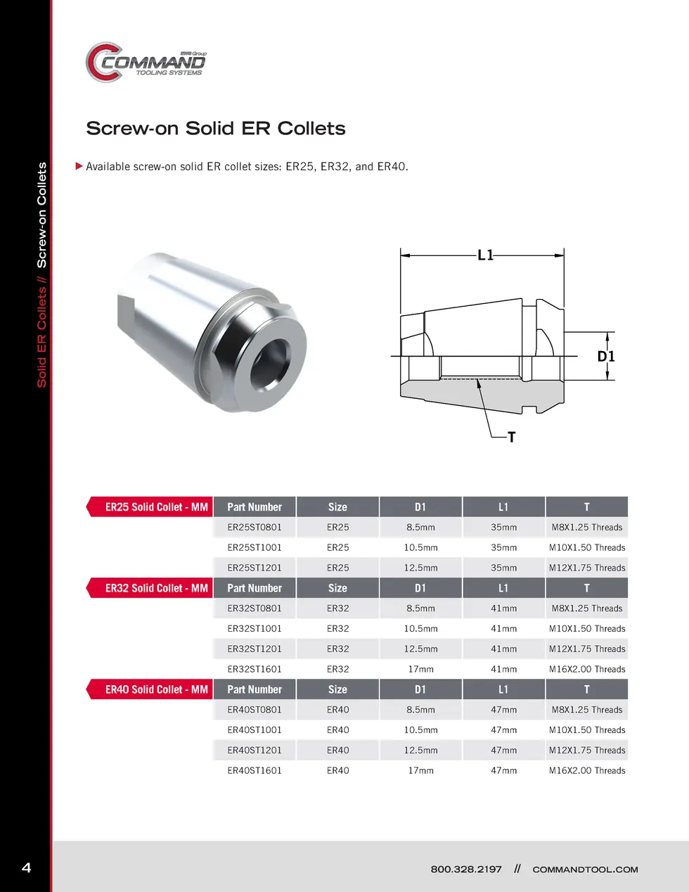 Solid ER Collets : simplebooklet.com