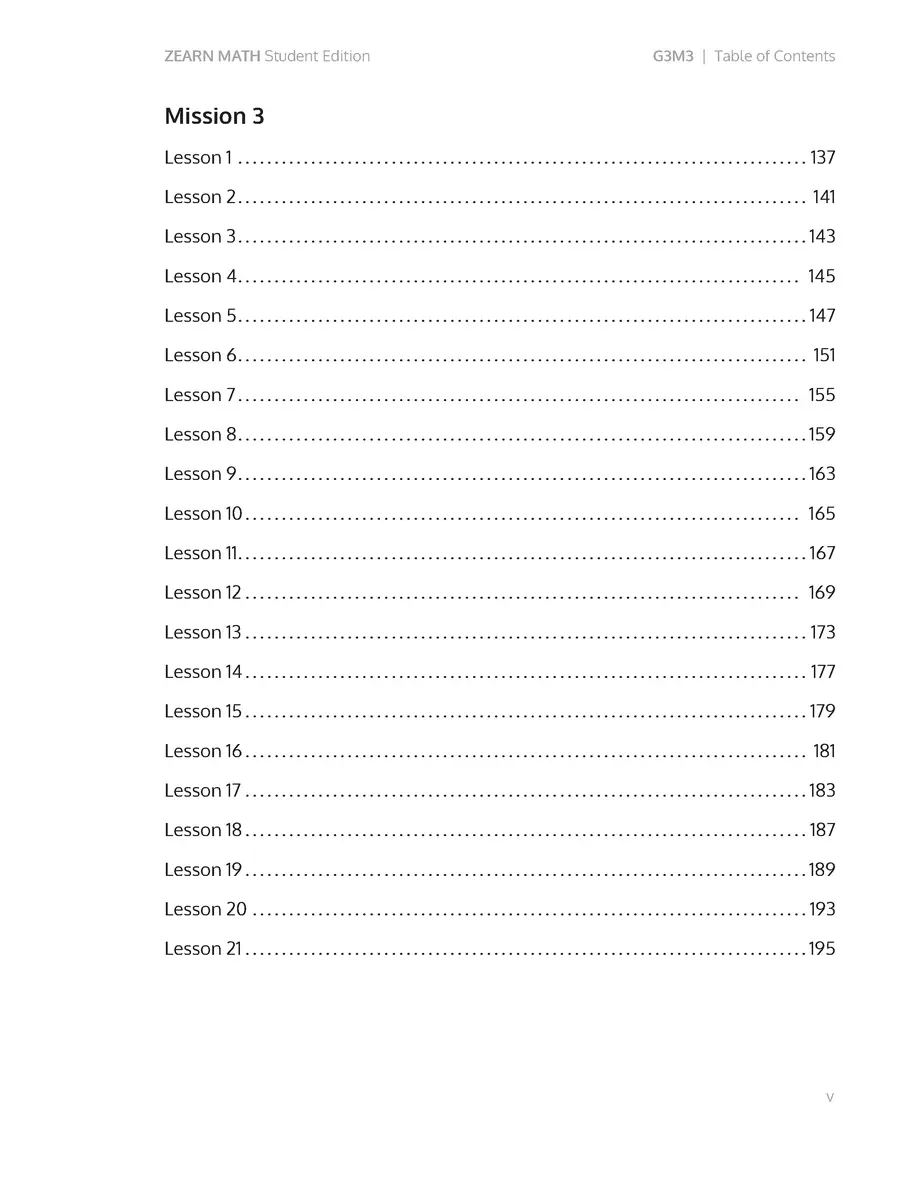 Zearn Math--Student Edition: Volume 1, G3