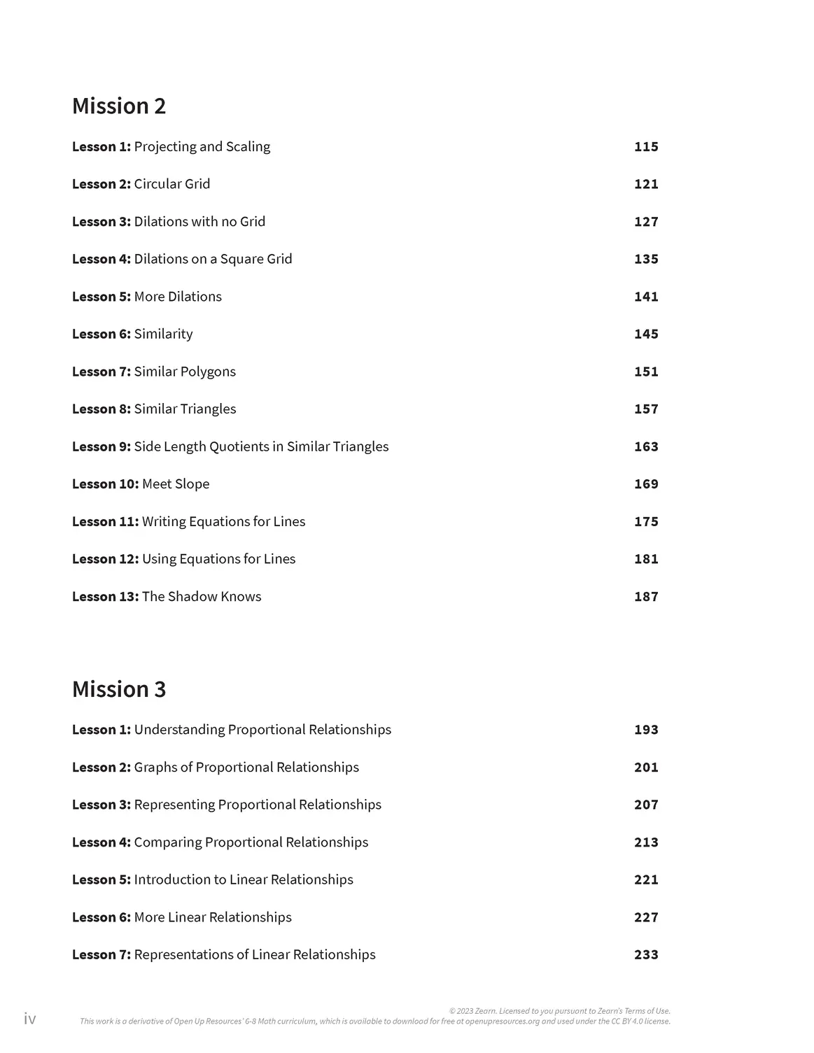 Zearn Math–Student Edition: Volume 1, G8