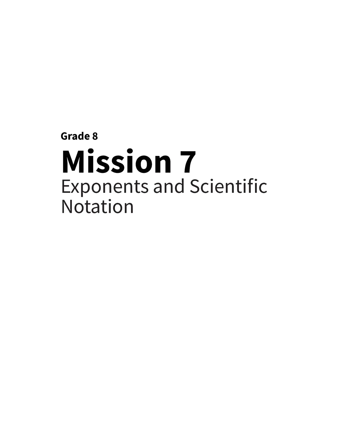 Zearn Math–Student Edition: Volume 3, G8