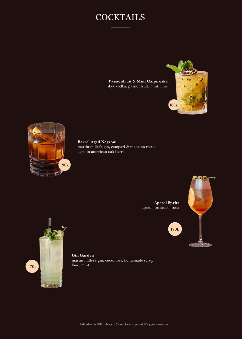 Donna Cocktails