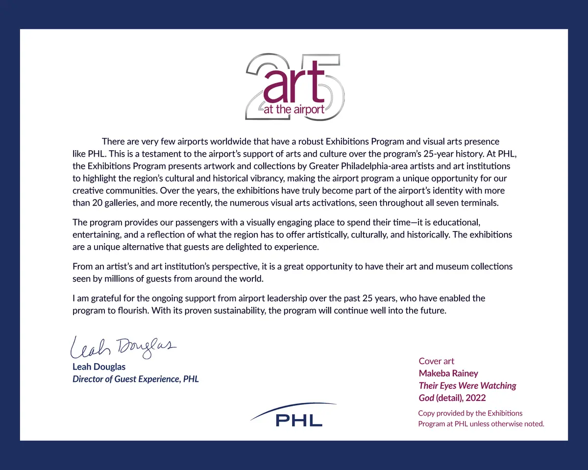 PHL Art at the Airport; Celebrating 25 Years 1998-2023