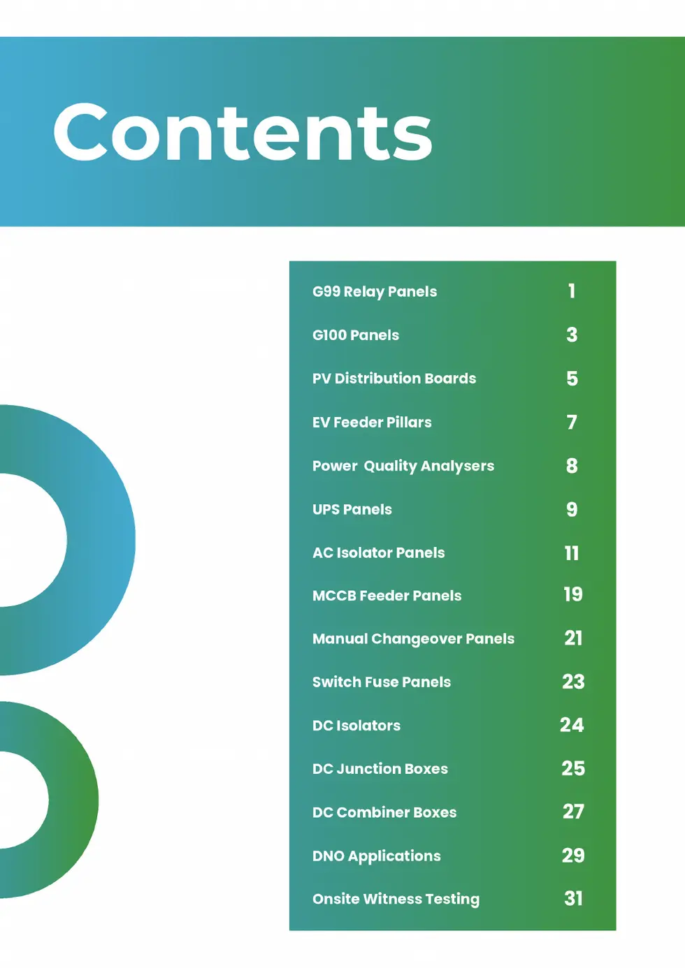 G59 Projects Catalogue