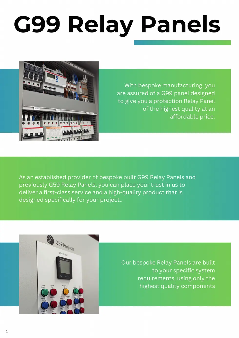 G59 Projects Catalogue