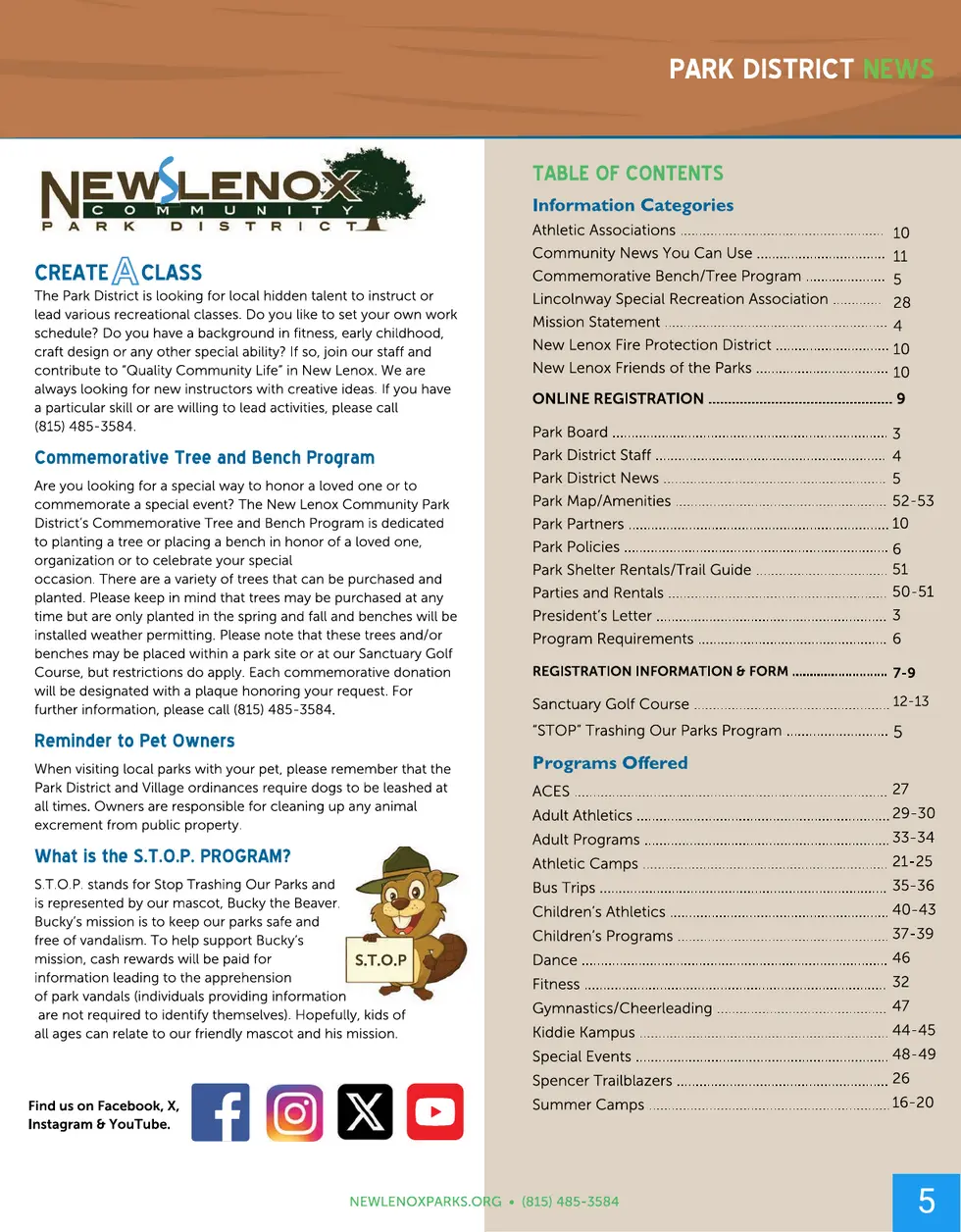 Summer 2025 Program Guide : simplebooklet.com